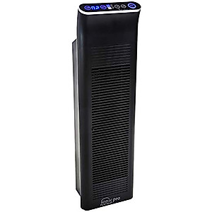 Envion by Boneco - Ionic Pro Platinum - Negative Ion Air Purifier Tower - Truly Silent Operation – High Performing Unique No Filter Design - Removes Odors, Smoke, Mold, Pet Dander - 500 Sq Ft Capacity