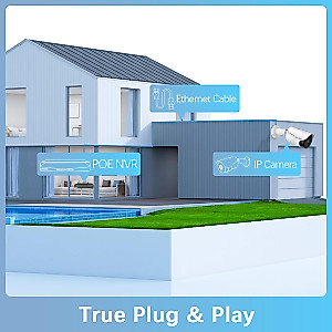 WEILAILIFE 【90ft Super Night Vision & 130°Ultra Wide-Angle】 2-Way Audio 5.0MP Outdoor Wired Extended Security Camera, Bullet Exterior Surveillance, Home Video Surveillance & Security Cameras