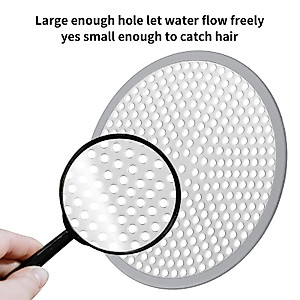 Ohtomber 2PCS Bathtub Drain Strainer and Shower Drain Hair Catcher