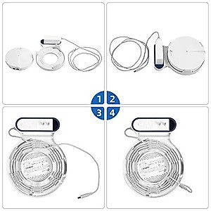 STANSTAR Wall Mount for TP-Link Deco M9 Plus Home Mesh WiFi System, Sturdy Brackets, Easy Moved, Space Saving,without Messy Wires and Screws(2 Pack)