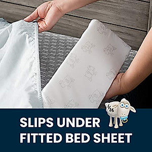 Serta Perfect Sleeper Extra Long Foam Bedrail - Guardrail for Toddlers & Kids with Water-Resistant, Non-Slip & Machine Washable Cover - 1pk, White