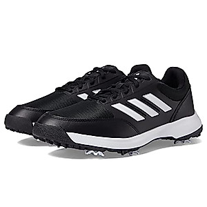 adidas Women's W TECH Response 3.0 Golf Shoe, core Black/FTWR White/Silver met, 7.5