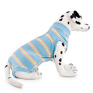 Coppthinktu Dog Recovery Suit Dog Surgery Recovery Suit Female, Dog Onesies Dog Surgical Recovery Suit for Small Medium Large Dogs, Pet Recovery Shirt Post Spay Abdominal Wounds (XX-Large)
