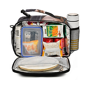 panksolu Elegant Horse Lunch Bag, Insulated Lunch Box with Adjustable Shoulder Strap Cooler Tote Bag for Men Women Kids Teens=