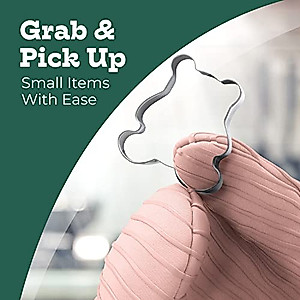 Big Red House Silicone Oven Mitts Heat Resistant Kitchen Gloves with Fingers, Professional Grade Protection for Hot Cooking, Baking - Pink Pair