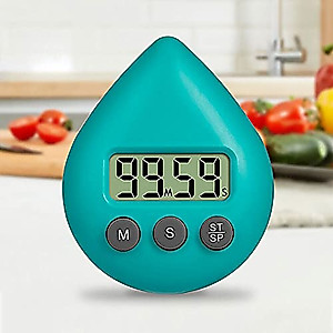 Shower Timer, Classroom Timers Kitchen Timer Bathroom Clock Energy Saver Waterproof Digital Timer (Batteries Not Included)