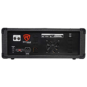 Rockville RPG2X15 Package PA System Mixer/Amp+15" Speakers+Stands+Mics+Bluetooth