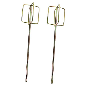 SOESFOUFU 2 Pcs Stirring Rod Grout Bucket Electric Blender Concrete Blender Cement Mixing Rods Bling Accessories Paint Mixer Parts Compound Mixer Model Alloy Square Handle re-usable