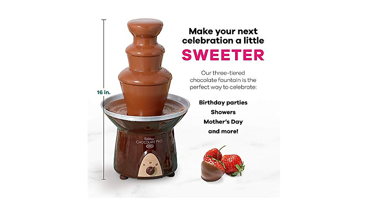Wilton Chocolate Pro Fountain – 4 lb Capacity for Perfect Dipping