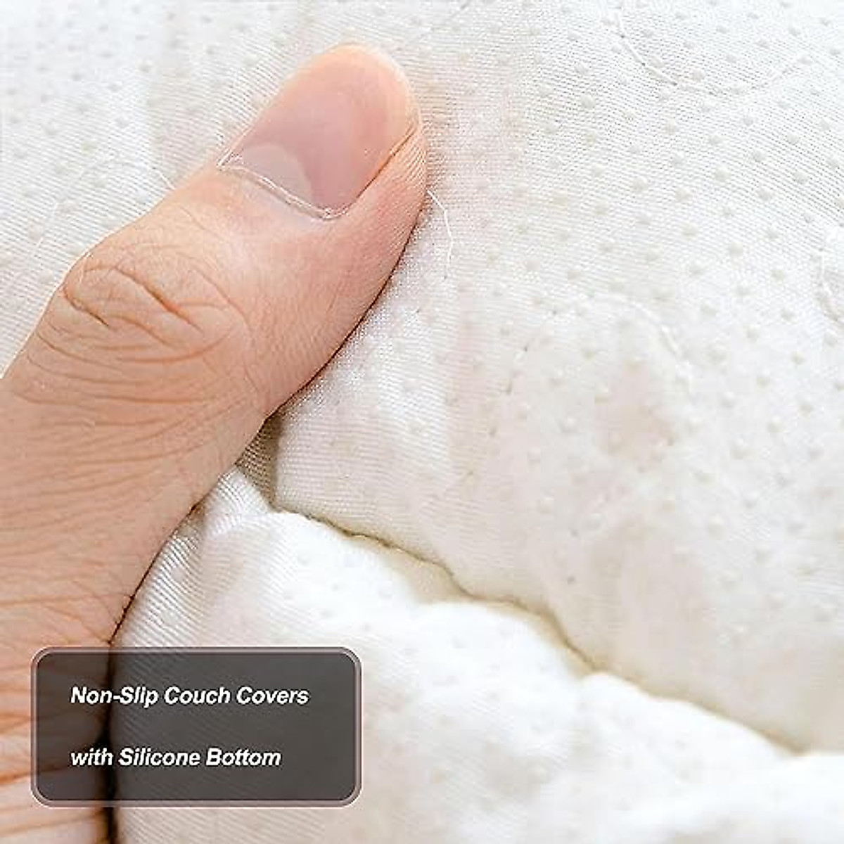 Funny Fuzzy Couch Cover,Funnyfuzzy Cream-Coloured Large Plaid Square Pet Mat Bed Couch Cover,Funny Fuzzy Pet Couch Cover, Cozy Plush Non Slip Couch Cover, Dog Couch Cover Protector (27.6x82.7 inch, D)