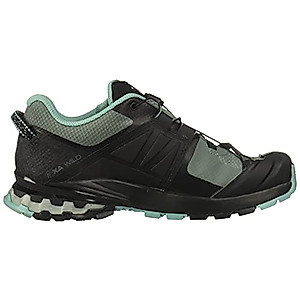 Salomon XAILD Gore-TEX Trail Running Shoes for Women, Balsam Green/Black/Meadowbrook, 5.5