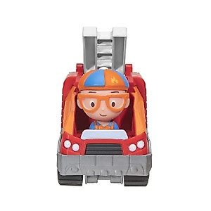 Blippi Mini Vehicle 2-Pack Bundle - Features Ice Cream Truck and Race Car, Each with a Toy Figure Seated Inside - Educational Vehicles for Toddlers and Young Kids