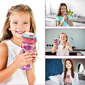 Huastyle Decorate Your Own Cute Water Bottle for Girls, Crafts for Girls Ages 6-8 8-12, Arts and Crafts for Kids 5 6 7 8 9 10 11 12 Year Old Birthday Christmas Gift