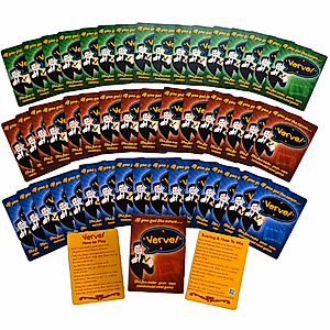 Board Breakers Verve Game – Fun Family Card Games - Entertain Friends Acting - Create Video Content - Party Night Group Activity - Travel Size Tabletop Entertainment Gift - Ages 6+