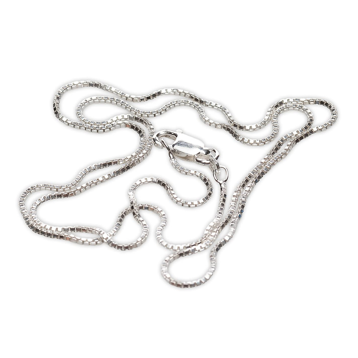 CRAFT WIRE 24 Inches 925 Sterling Silver 1.2mm Box Chain Necklace Made in ITALY