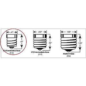 Creative Hobbies® 4" White Plastic Candle Covers Sleeves Chandelier Socket Covers ~ 4 Inch Candelabra Base | Set of 12