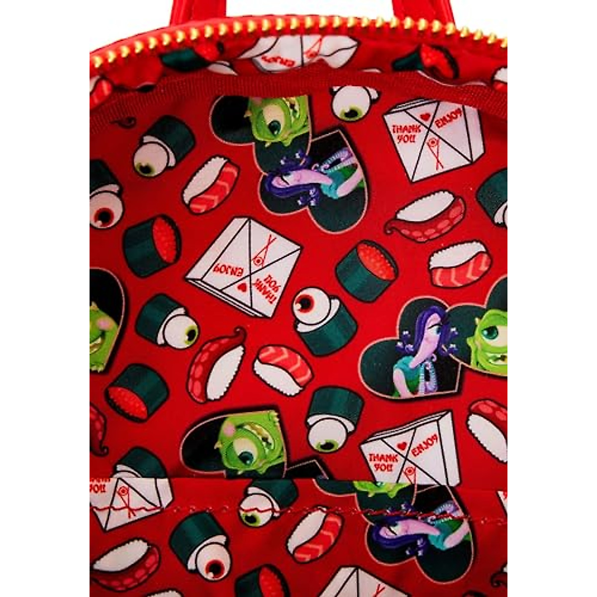 Loungefly Disney Monsters, Inc. Harryhausen's Takeout Boo Pop-Up Mini Backpack