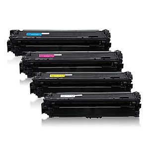 SuppliesOutlet Compatible Toner Cartridge Replacement for HP 651 / CE340A / CE341A / CE342A / CE343A (C,M,Y,K,4 Pack)