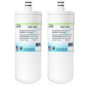 Swift Green Filters SGF-K201 Compatible Undersink Water Filter for Kohler K201 (2 Pack),Made in USA