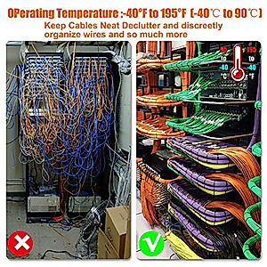 NewMainOne Cable Zip Ties,500 Packs Self-Locking 4+6+8+10+12-Inch Width 0.16inch Nylon Cable Ties,Perfect for Home,Office,Garage and Workshop (Black)