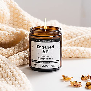 Engagement Gifts for Women - Wedding Candle, Bridal Shower, Bachelorette Party Gift for Bride to Be - Christmas Present for Engaged Couple Fiance, Couples Gift - Hendson Scented Candles