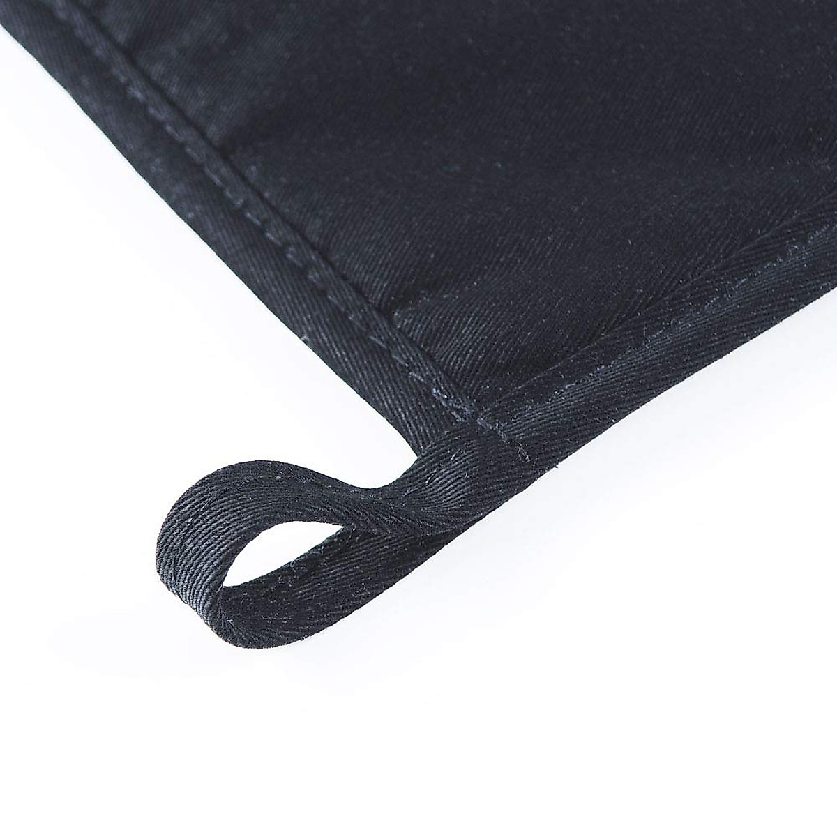 Anyi 100% Cotton Pot Holders, Kitchen Basic Potholder Heat Resistant, Terry Pot Holder Set for Cooking and Baking, Set of 3