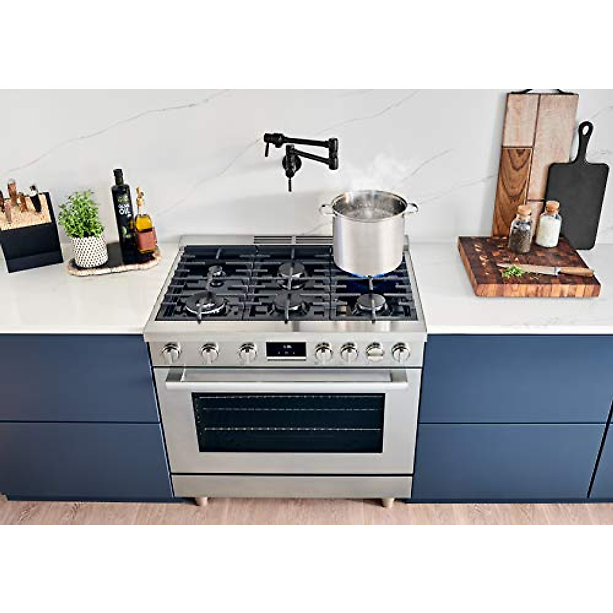Bosch 800 Series HGS8655UC 36 Inch Freestanding Gas Range
