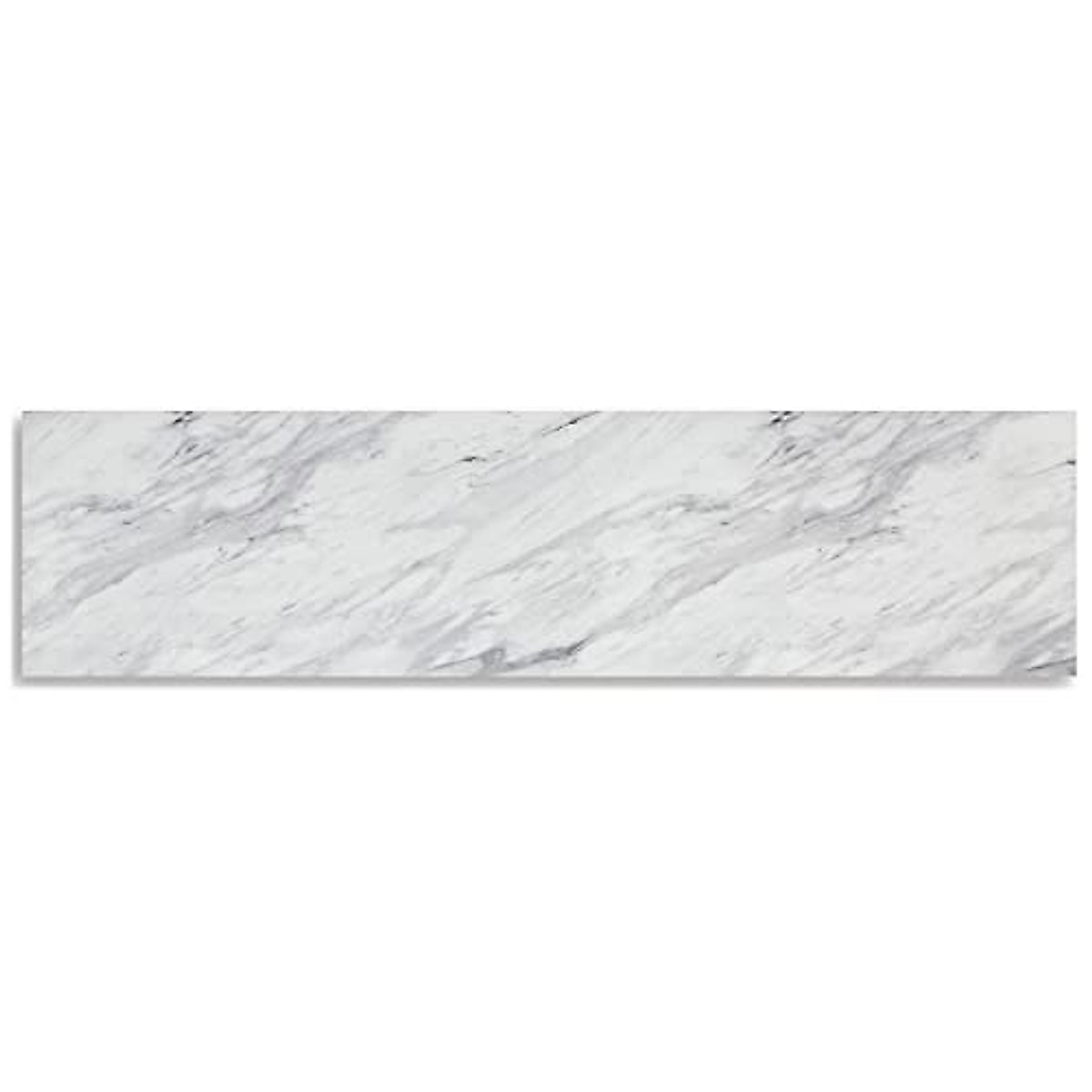 Signature Design by Ashley Donnesta Contemporary Faux Carrara Marble TV Stand Fits TVs up to 62" with Center Shelf, Black & White