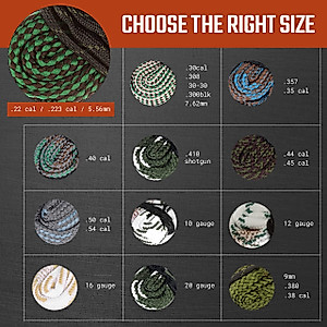 Ultimate Rifle Build Gun Snake - Reusable and Compact Gun Cleaning Rope (.223.22, 5.56mm)