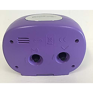 Unity Beep LED Light Alarm Clock, Purple, 3.5" x 3" x 1.77"
