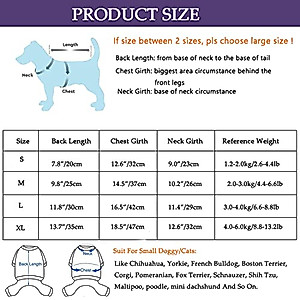 Dog Clothes Cute Stripe Jumpsuit Adorable Soft Puppy Shirt Pet Coat, Comfort Dog Pjs Apparel Costume for Small Medium Large Dogs Boy Girl Kitten. Grey, Large.