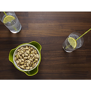 Joseph Joseph DDWGR010GB Double Dish Pistachio Bowl and Snack Serving Bowl, Gray