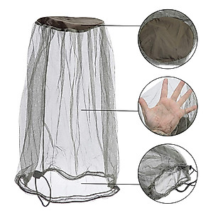 2 Mosquito Head Net with Carry Bag