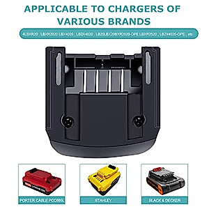 20 Volt LithiumIon Battery Charger LCS1620 for Black & Decker for Porter Cable for STANLEYBattery 14.4V 18V 20 Volt Batteries LBXR20 LBXR20-OPE LB20 LBX20 LBXR16 US Plug laipuduo