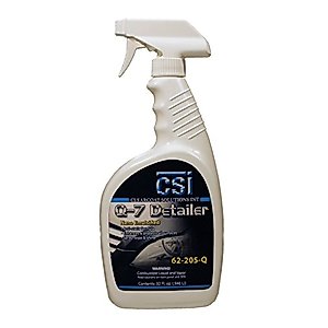 CSI Q-7 Detailer (Quart) - Body Shop Safe Quick Detailer Ideal for use Professionally or at Home