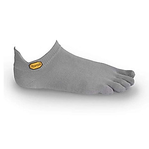 Vibram FiveFingers Athletic No-Show Toe Socks - SS19 - Medium - Grey