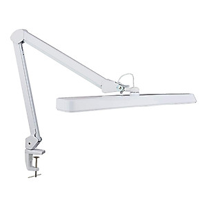 Neatfi XL 2,500 Lumens LED Task Lamp, 30W Super Bright Desk Lamp with Clamp, 162 Pcs SMD LED, Eye-Caring LED Lamp (Non-CCT, White)