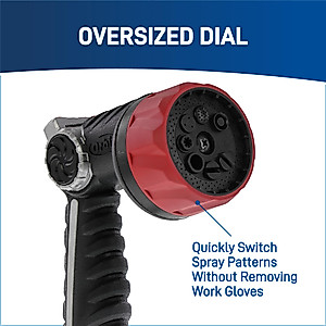 Orbit 26812 Pro Series 8-Pattern Thumb Control Hose Nozzle Sprayer