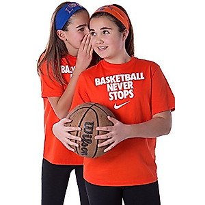Funny Girl Designs Design Your Own Personalized BASKETBALL Cotton Stretch Headband with CUSTOM Name VARSITY Text