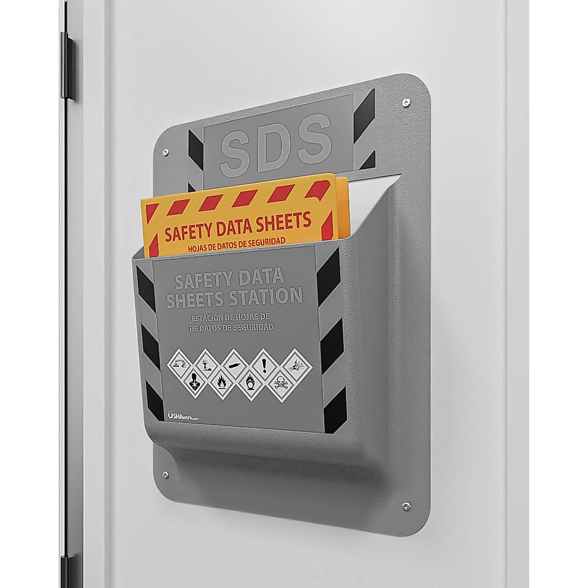 Yellow Safety®, 1-Pack, MSDS SDS Binder - 2024 Requirements, Heavy Duty 3 Inch, 3 Ring Safety Data Sheet SDS Binder