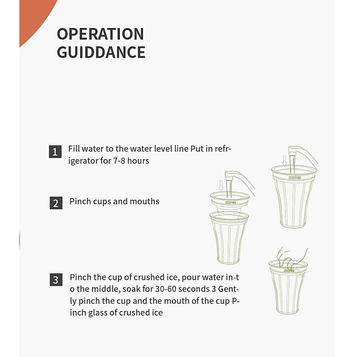 Create Delicious Frozen Treats with this Slushy Maker Cup, Easy Squeeze Design for Homemade Refreshments (ZBBJY23001)