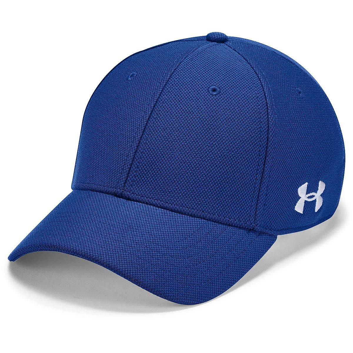 Under Armour Men's Blank Blitzing Cap, Royal (400)/White, Medium/Large