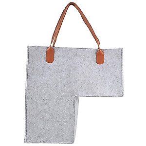 Staircase Basket Storage Bag Large Laundry Hamper Large Container Round Laundry Basket Felt Laundry Basket Stair Organizer Large Utility Tote Sundries Basket Clothes Organizer