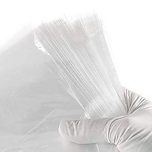 JMU Dental Full Chair Cover, Disposable Clear Plastic Sleeve Protector, 29" x 80", Box of 125