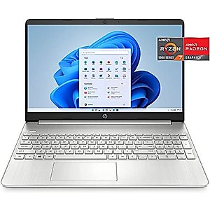 HP 2022 Newest 15.6'' Laptop, AMD Ryzen 7 5700U (Beat i7-1180G7), 32GB DDR4 RAM, 1TB PCIe SSD, Windows 11 Home, Thin&Light, Full-Size Keyboard, cefesfy Webcam Accessory