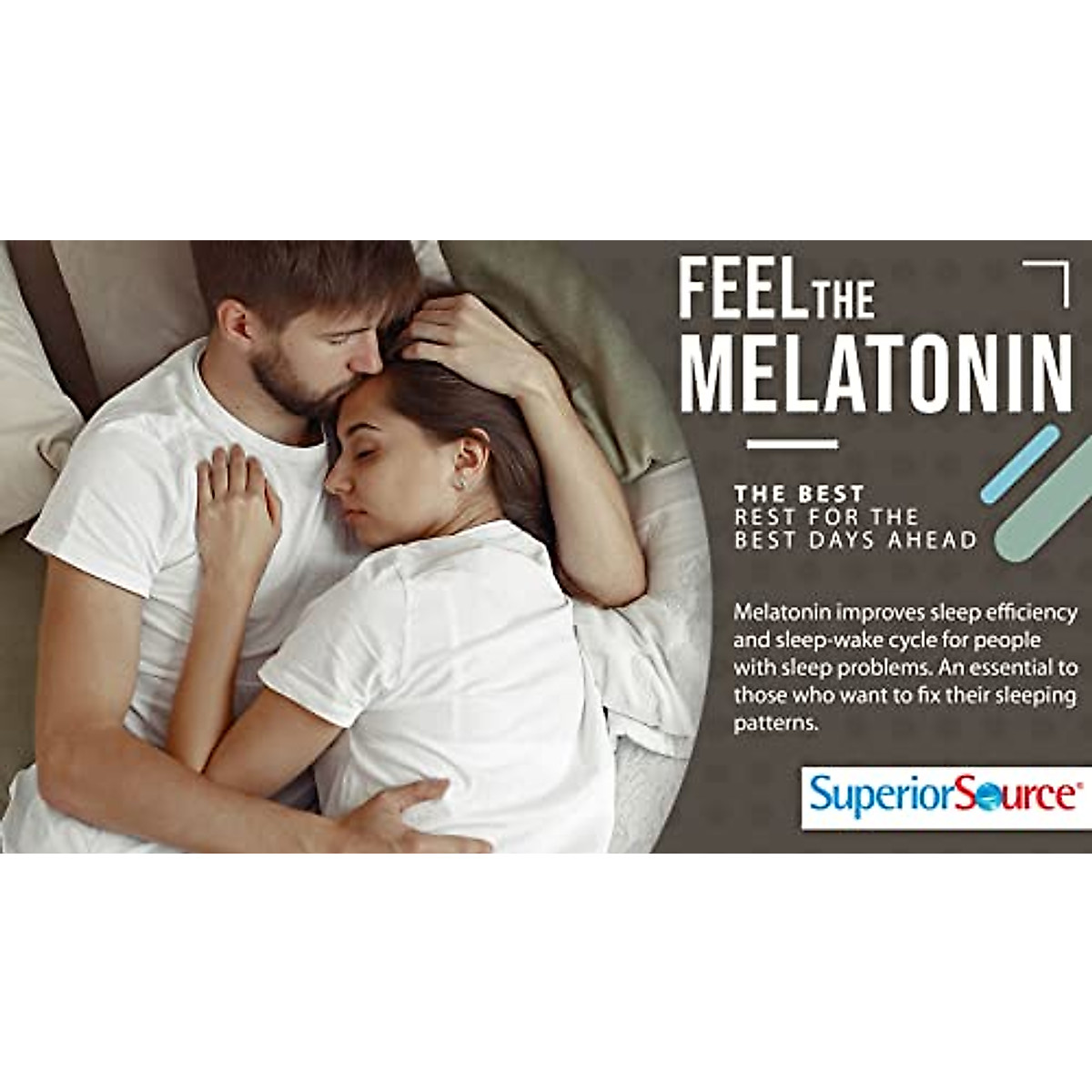 Superior Source Melatonin 1 mg, Under The Tongue Quick Dissolve Sublingual Tablets, 100 Ct, with Chamomile, Natural Sleep Support, Sublingual Melatonin, for Adults, Non-GMO
