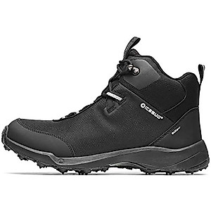 Icebug Mens Speed2 BUGrip Hiking Boot with Carbide Studded Traction Sole, Black, 09.0