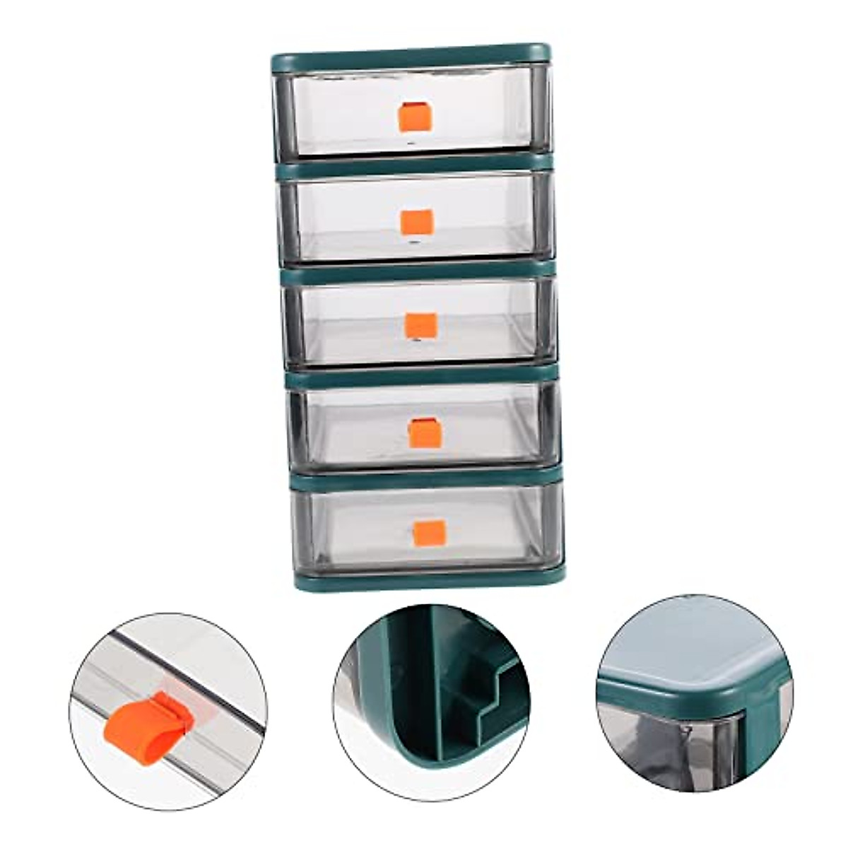 Holibanna 1 pc Box Case Inch X Makeup Clo Organiser Pp Shelf Care Dorm Counter Drawer Small Multi- Space Stands Drawers Stationary Sundries Multifunction with Unit Stationery Saving