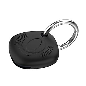Propector Case Compatible with Samsung Galaxy SmartTag/SmartTag+ Case,Soft Silicone Lightweight Keychain Anti-Scratch Protevtive Skin Cover for Galaxy SmartTag (Black)