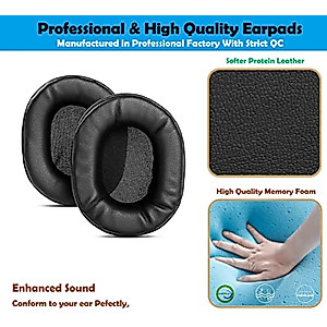 DowiTech Professional Headphone Ear Pads Headset Replacement Earpads Compatible with Mixcder E7 Headphone Headset